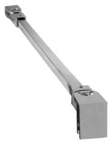 Mereo Mereo, Sprchový kout, Lima, čtverec, chrom ALU, dveře lítací, sklo Point, CK86532K