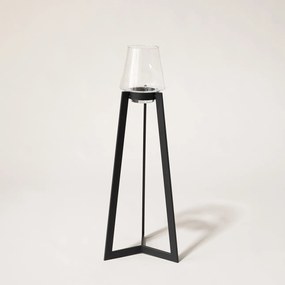 Svícen Loft Glow mały 27x27x86 cm