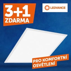 LED panel LEDVANCE Compact 600x600mm 33W/4000K neutrální bílá UGR<19 AKCE 3+1