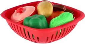 TEDDIES Sada nádobí v ošatce / Dětská kuchyňka / plast / v síťce / od