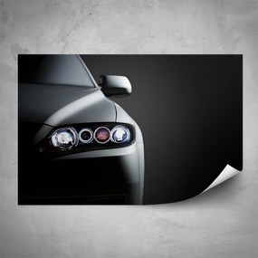 Plakát - Přední světlo auta (60x40 cm) - PopyDesign