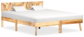 Rám postele masivní mangovníkové dřevo 140 x 200 cm,  288441 HangarStore.cz