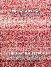 Tmavě růžový ručně tkaný běhoun 80x300 cm Notting Hill Portobello – Ted Baker