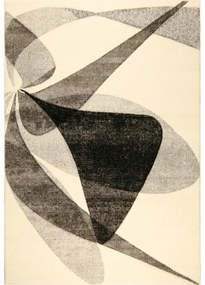 JUTEX Kusový koberec JASPER 21839 695 krémová šedá BARVA: Krémová, ROZMĚR: 80x150 cm