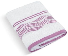 Froté ručník, osuška vlnka bílá - ,  Ručník