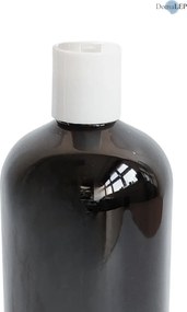 Dávkovač na mýdlo 500 ml černý s bílým DISC TOP BELA