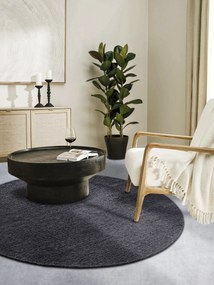 Villeroy & Boch Kusový koberec 106051 Anthracite kruh, 200x200 (průměr) kruh, šedá, ložnice