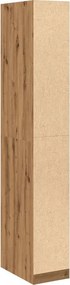 Šatní skříň dub artisan 30 x 50 x 200 cm kompozitní dřevo 3307710