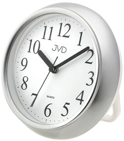 Stříbrné koupelnové hodiny JVD basic SH024.1 do koupelny či sauny