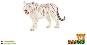 ZOOted Tygr indický bílý plast 14 cm