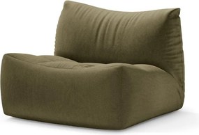 Khaki sametové křeslo Tove – Micadoni