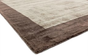 Hnědý  koberec Ife Border Choco Mocha Rozměry: 160x230 cm