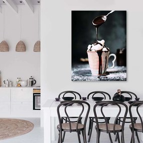 Gario Obraz na plátně Káva s marshmallows Rozměry: 40 x 60 cm
