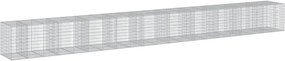 Gabionový koš s víkem 1 050 x 100 x 100 cm pozinkované železo 3295209