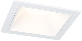 Paulmann 93128 Cole Coin, bodovka v bílé úpravě, 1x6W LED 2700K tříkrokové stmívání, 8,8x8,8cm, IP44