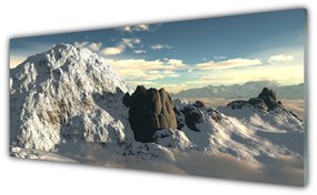 Plexisklo-obraz Hory Krajina 125x50 cm
