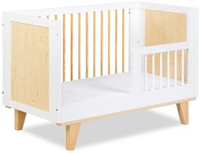 Bílá zábrana do postýlky TULCO 60 x 120 cm