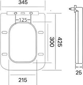 kielle  - WC sedátko | Softclose | EasyLock | Slim | bílá