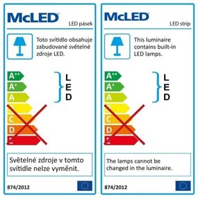 LED pásek McLED 12V neutrální bílá CRI90 š=8mm IP20 9,6W/m 120LED/m SMD2835 ML-121.839.60.2