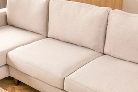 Hanah Home Rohová pohovka BERLIN krémová levá