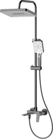 Aqualine Flery - Sprchový set s baterií, gun metal FY690GM
