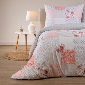 Ložní povlečení z mikrovlákna PATCHWORK ROSES za ZVÝHODNĚNOU CENU 229 Kč