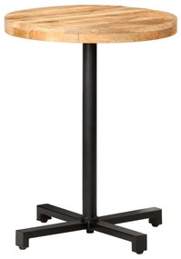 Bistro stůl kulatý Ø 60 x 75 cm hrubé mangovníkové dřevo 320265