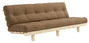sofa LEAN by Karup - 65*190 cm natural (přírodní) + futon mocca 755