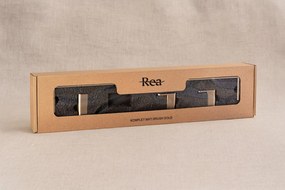 Rea Mati, sada koupelnových doplňků (4 kusy), zlatá matná, REA-05005