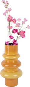 Oranžová železná váza (výška 30 cm) Grato – PT LIVING