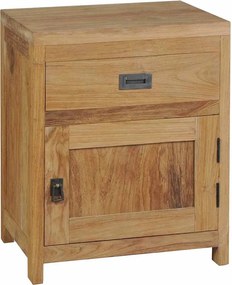 Noční stolek masivní teak 40 x 30 x 50 cm 244484