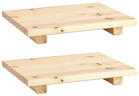 OnaDnes -20% Set dvou dřevěných nočních stolků Karup Design Dock 34 x 45 cm