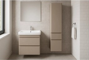 Kingsbath Vivace Mokko Air 80 závěsná koupelnová skříňka s keramickým umyvadlem