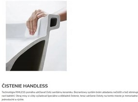 Závěsný set Mexen Fenix + WC TEO Rimless 51 x 35 cm + pomalu padající deska Slim, 60100 + 30850700