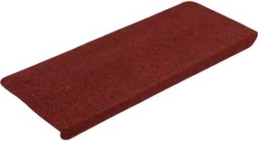 Samolepicí podložky na schody 30 ks Červená 65x24,5x3,5 cm 3365916