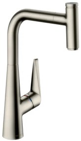 Hansgrohe Talis Select M51 - Dřezová baterie M5115-H300 s výsuvnou sprškou, sBOX, vzhled nerezu 73853800