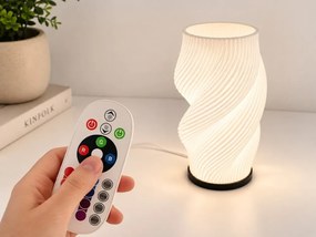 Verk Group Stolní lampy s vázou na květiny, dekorativní 2 v 1, led rgb, s dálkovým ovládáním