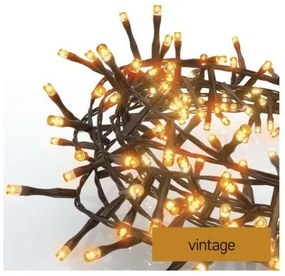 LED vánoční řetěz Hedge s časovačem 6 m vintage
