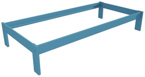 Vomaks Jednolůžková postel VMK007A Rozměr: 100 x 200 cm, Barva: barva modrá