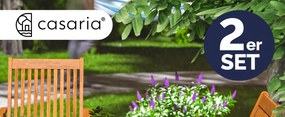 Zahradní židle Sydney sada 2 ks akácie certifikace FSC®