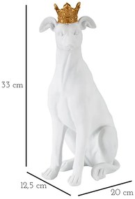 Soška z polyresinu 33 cm Dog – Mauro Ferretti