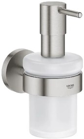 Grohe QuickFix Start - Dávkovač mýdla s držákem, sklo/supersteel 41195DC0