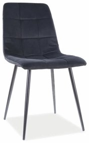 SIGNAL Jídelní židle - MILA Velvet, různé barvy na výběr Čalounění: granátová (Bluvel 86)