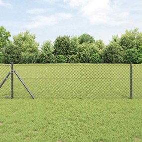 Oplocení na řetězcích se upevňuje na zem 10 x 0,4 m Šedá 3351094