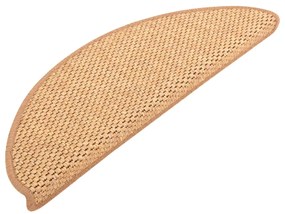 vidaXL Marketos Samolepicí nášlapy na schody vzhled sisal 15 ks 65x21x4cm sisal