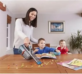 BlackDecker BD-BHHV520BF šedá-modrá / Aku Ruční vysavač / 36W / 18V /