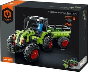 IM.MASTER Stavebnice traktor/traktor s valníkem 2v1 / 346 dílků / od 6