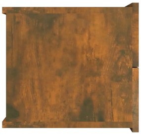 Noční stolky 2 ks kouřový dub 40 x 30 x 30 cm kompozitní dřevo - Default Title
