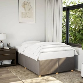 Rám postele bez matrace taupe 120 x 200 cm textil 3284726