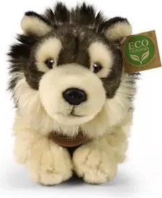 RAPPA Plyšový vlk ležící 32 cm / ECO-FRIENDLY / od 0 let